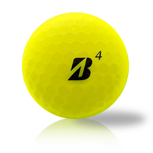 Bridgestone e12 Straight Mindset Matte Yellow 2025 Used Golf Balls | Foundgolfballs.com