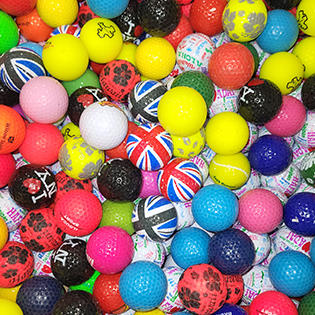 Novelty Mix used golf balls - Foundgolfballs.com– Found Golf Balls