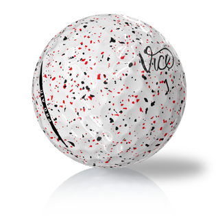 Vice Pro Air Drip Red And Black Used Golf Balls | Foundgolfballs.com