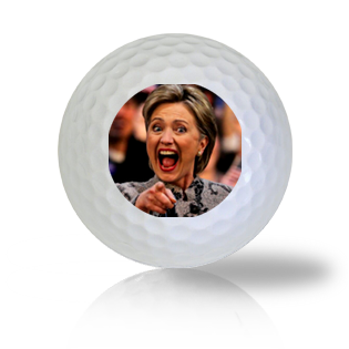Hillary Clinton Laughing & Pointing Golf Balls Used Golf Balls ...