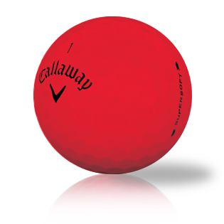Callaway Supersoft Bold Matte Red Used Golf Balls | Foundgolfballs.com