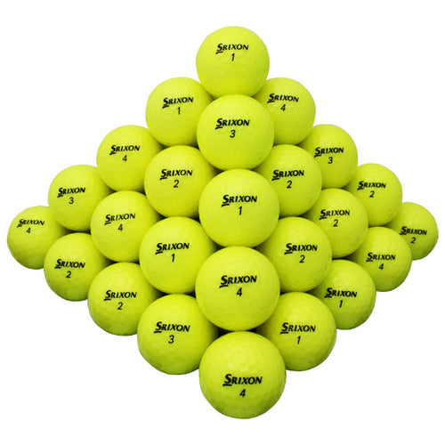 Srixon Yellow Mix used golf balls - Foundgolfballs.com– Found Golf Balls
